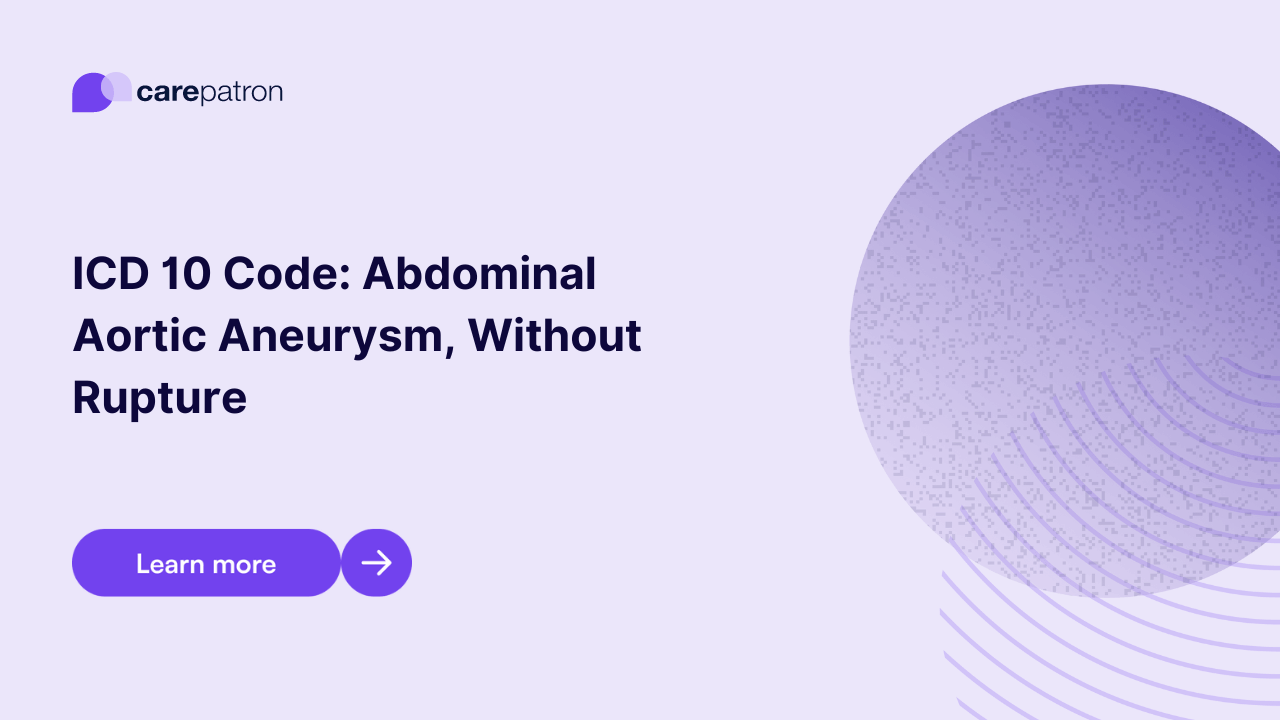 Abdominal Aortic Aneurysm Without Rupture ICD 10 CM Codes 2023